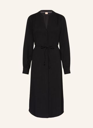 HUGO BOSS Hemdblusenkleid Dibanorah schwarz