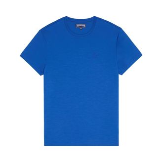 Vilebrequin Wool T-shirt Solid - - Tops - Herren - Blau - M