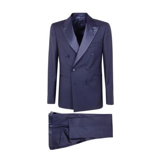 Tagliatore Einkn&ouml;pfige Anz&uuml;ge - - Suits - Herren - Blau - M