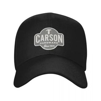 Generic Casquettes de Baseball pour Hommes Hommes, Leverage Hardware Logo Carson Casquette de Baseball Casquette Snapback Casquette de Designer Baseball Noir 