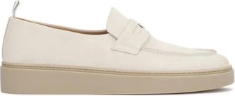 Kazar Homme, Chaussures, Beige, Taille: 44 EU Baskets Slip-On Minimalistes en Daim