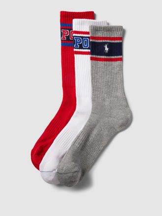 Ralph Lauren Socken mit Label-Details im 3er-Pack Modell VARSITY
