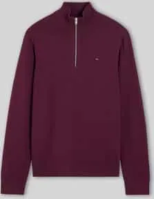 Tommy Jeans Slim Fit Troyer aus reiner Baumwolle