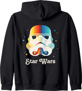 Star Wars Stormtrooper 77 Retro Bunt Regenbogen Kapuzenjacke