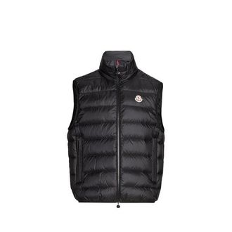Moncler ärmelloses Jacke - schwarz