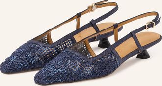 Pedro Miralles Slingpumps Airo blau