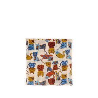 Au Printemps Paris Etole Chats Sages en coton