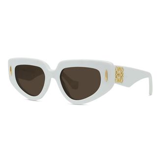 Loewe Femme, Accessoires, Blanc, Taille: ONE Size Lw40160I Lunettes de soleil