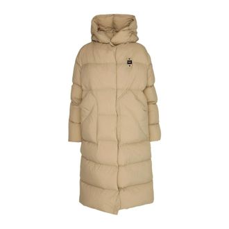 Blauer Ultra Light Beige Daunenjacke - - Coats - Herren - Beige - S