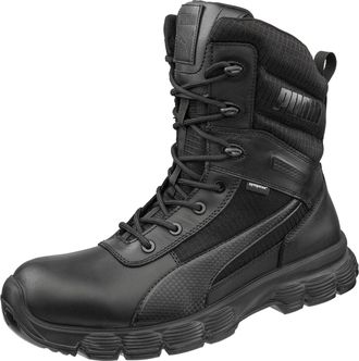 Puma Safety Kommando RB LR8 Zip - Herren Einsatzstiefel - kn&ouml;chelhohe Stiefel mit Laufsohle - Bequeme Tactical Boots f&uuml;r Indoor & Outdoor Schwarz Gr&ouml;&szlig;e 38