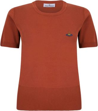 Vivienne Westwood Femme, Pulls, Orange, Taille: 36 FR Bea Cotton T-Shirt