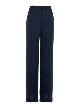 Herno Womens Trousers Tech Fabric, Blue Polyester