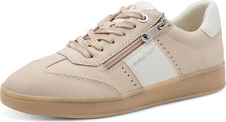 Marco Tozzi Marco Tozzi Damen Sneaker weiches Feel Me Wechselfu&szlig;bett weiches Innenfutter Modern, beige (Dune), 38 EU