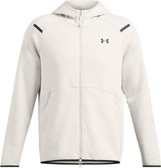 Under Armour Sweatshirt &agrave; Capuche Unstoppable Fleece Full-Zip Blanc L