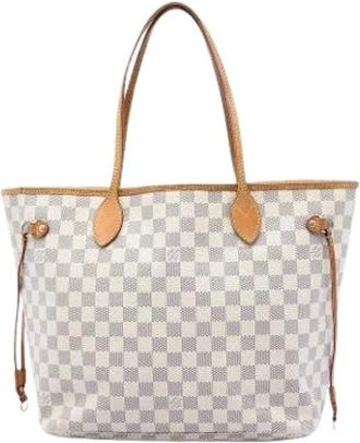 Louis Vuitton Pre-owned Neverfull MM Tote Bag - - Pre-owned - Damen - Wei&szlig; - ONE SIZE