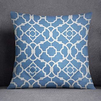 Bonamaison Le Jardin du Lin Kissenhüllen, Cotton, Mehrfarbig, 45x45