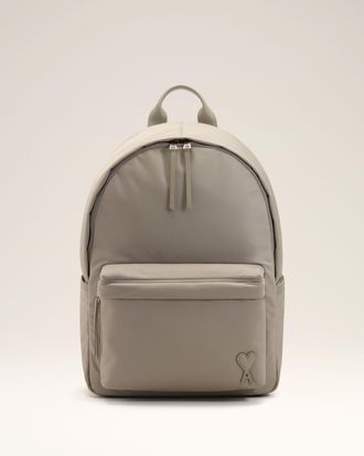 Ami Sac A Dos Marcel Gris en Nylon Gris Taupe - TU - Unisex