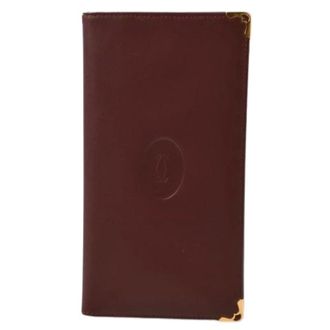 Cartier Portefeuille Pre-owned Must Bill (bi-fold) - Femme - Pre-owned - Rouge - Taille: ONE Size