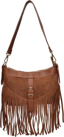 Anna Luchini Braun Rindsledertasche