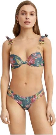 Del Maar Femme, Maillots de bain, Vert, Taille: 38 FR Ceiri Bikini Top