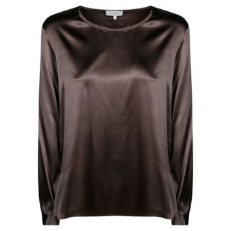Antonelli Adige T-shirt ML Seta - Femme - Blouses et Chemises - Brun - Taille: 36 FR