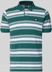 Lerros Regular Fit Poloshirt mit Label-Patch