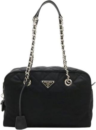 Prada Sac bandouli&egrave;re vintage Pre-owned - Femme - Pre-owned - Noir - Taille: ONE Size
