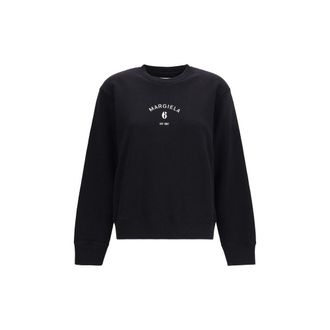Maison Margiela schwarzes Baumwoll-Sweatshirt