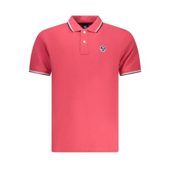 North Sails Klassisches Baumwoll-Polohemd - - Tops - Herren - Rot - 3XL
