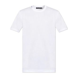 Dolce & Gabbana Rundhals-T-Shirt - - Tops - Herren - Wei&szlig; - M
