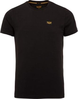 PME Legend T-shirt à col rond Cold Dye pour homme, coupe droite, noir, blanc, vert, bleu, Black 999, L