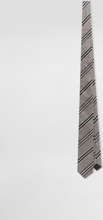 Dolce & Gabbana Jacquard Martini Tie - Mann Krawatten Und Einstecktuch Grey Onesize