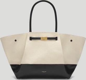 DeMellier The New York Toile Sel Poivre Noire Lisse DeMellier