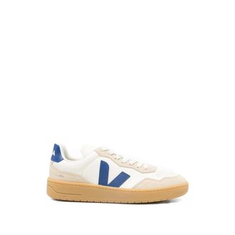 Veja V90 O. T. Leather Panelled Sneakers