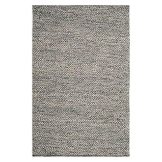 Safavieh Naturfaser Teppich für Wohnzimmer, Esszimmer, Schlafzimmer - Natural Fiber Collection, Kurzer Flor, Beige und Elfenbein, 183 X 183 cm