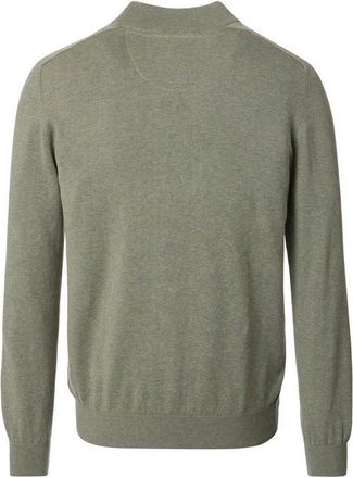 Redmond Strickjacke REDMOND Casual Herren Strickjacke College Zipper Comfort Anthrazit