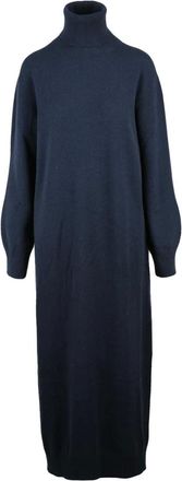 Fabiana Filippi Femme, Robes, Bleu, Taille: 40 FR Abito lungo in maglia