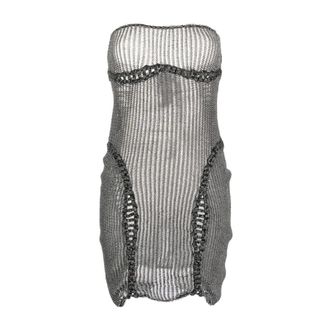 Isa Boulder Fly Dress - - Dresses - Damen - Grau - M