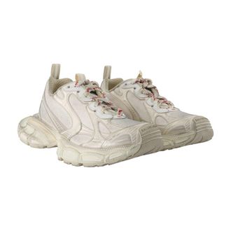 Balenciaga Womens Chunky Sole Design Sneaker Beige Synthetic