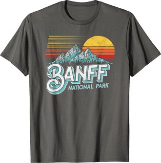 Symbiosis Supply Co. Banff National Park Alberta Canada Vintage Mountain T-Shirt
