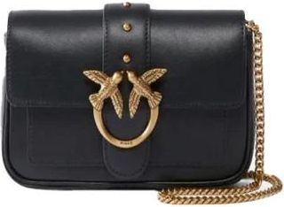 Pinko Pinko, Femme, Sacs, Noir, Taille: ONE Size Love One Shoulder Bag