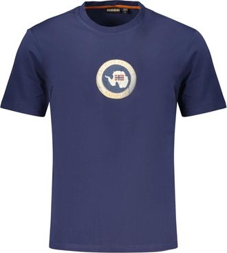 Napapijri Homme, Tops, Bleu, Taille: 2XL Phos Short Sleeve T-Shirt