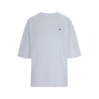 Fiorucci Bestickte Crew Neck T-shirts und Polos - - Tops - Damen - Wei&szlig; - M