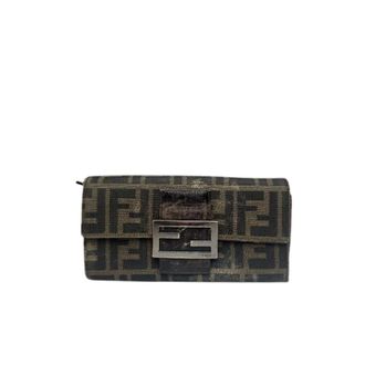 Fendi Portefeuille Pre-owned - Femme - Pre-owned - Brun - Taille: ONE Size