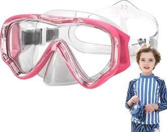 Generic F&uuml;r - 25 x 9 x 1,4 cm Anti-Beschlag-Silikon-Tauchmaske, UV-Schutz, Tauchmaske mit breiter Sicht | verstellbare wasserdichte Passform f&uuml;r Training A