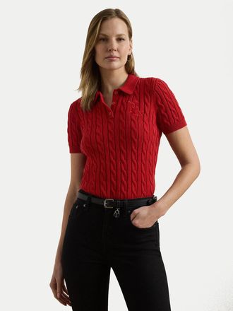 Lauren Ralph Lauren Poloshirt 200932224012 Rot Slim Fit