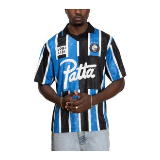 Patta Stripe Football Jersey - - Sport - Herren - Blau - M