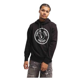 Versace Jeans Couture Chain Hoodie Herren Schwarz/Wei&szlig; - - Sweatshirts & Hoodies - Herren - Schwarzk - M