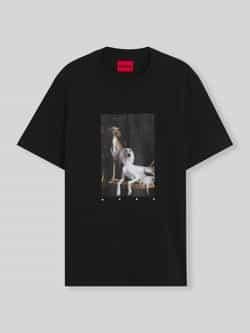 HUGO BOSS Regular Fit T-Shirt aus reiner Baumwolle Modell Daffilo