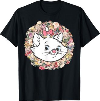 Disney The Aristocats Marie Floral Portrait T-Shirt